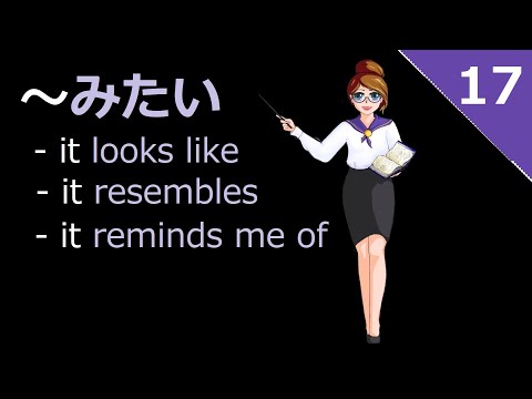 ~みたいです (~mitai desu) It appears that … | 日本語2, pt. 17