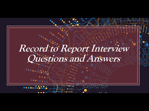 Record to Report Most Important Questions and Answer | R2R Full Interview 2024 | RTR Process