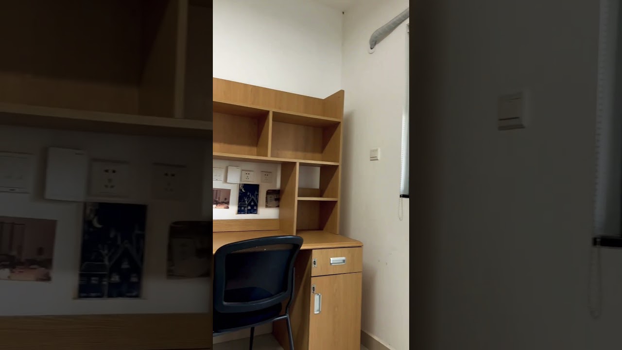 Dormitory room for phd students in China university. #dormitory #dorm #china