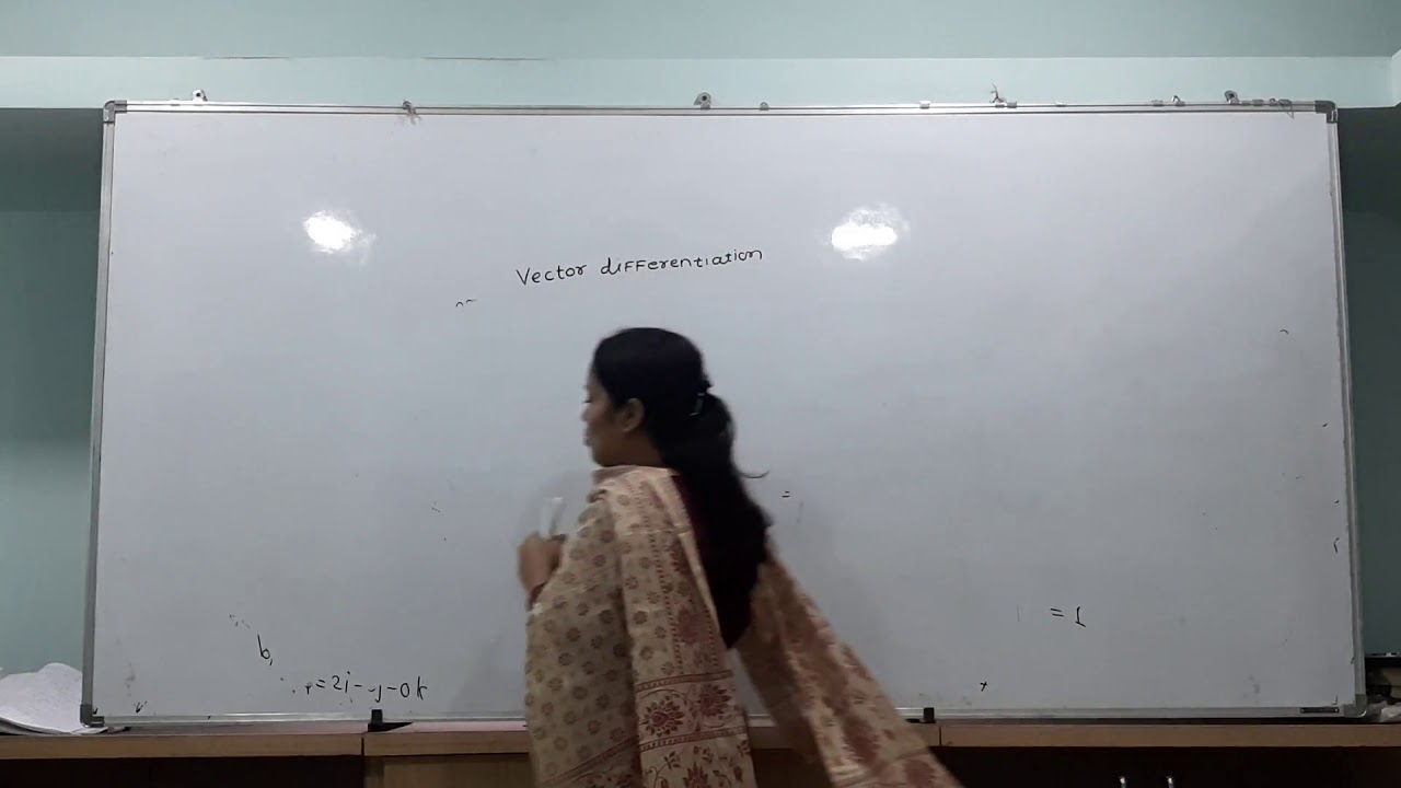 Vector Differentiation lecture 4 Patil Classes