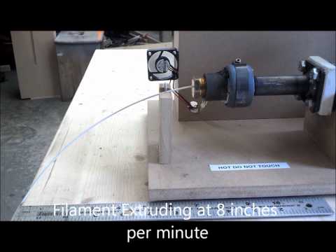 LYMAN FILAMENT EXTRUDER by hlyman - Thingiverse