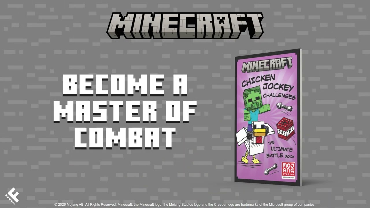 Brand-new & Official Minecraft Books for 2026