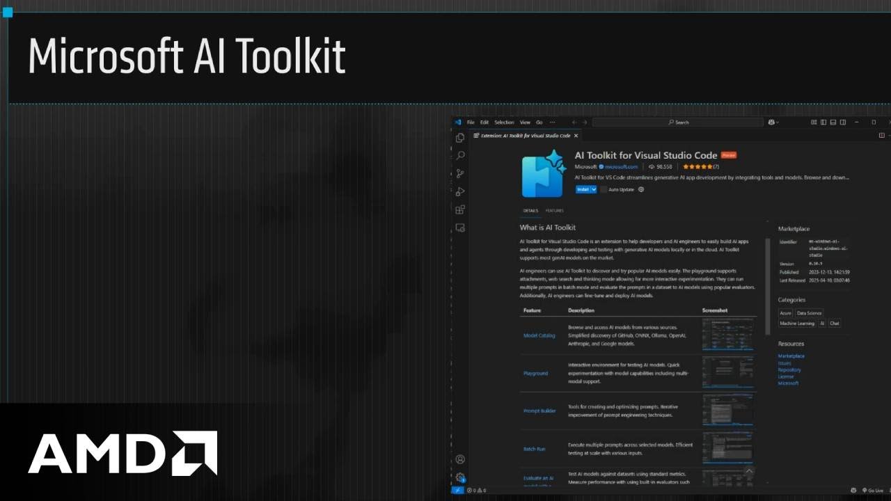 Lemonade Server: Integrate Microsoft AI Toolkit in VS Code for Local LLM Execution on Ryzen™ AI PCs