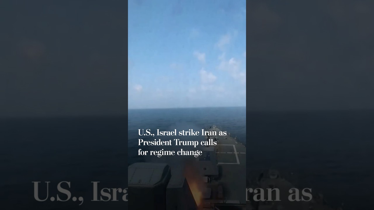 U.S., Israel strike Iran as Trump calls for regime change