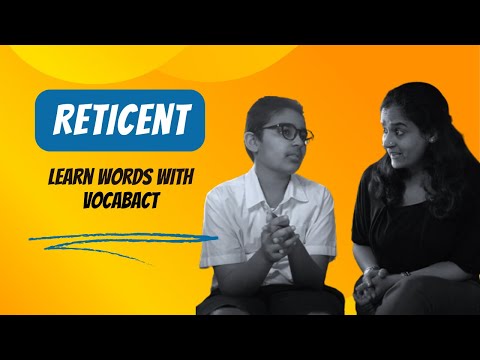 Don't Be Reticent! | Reticent Meaning | English & Hindi | Build English Vocabulary with Vocab Act