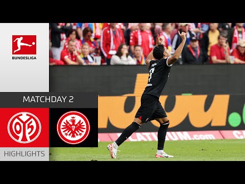 Last Minute Equalizer Outnumbered | FSV Mainz 05 - Eintracht Frankfurt | Highlights | MD 2 Buli 3/24