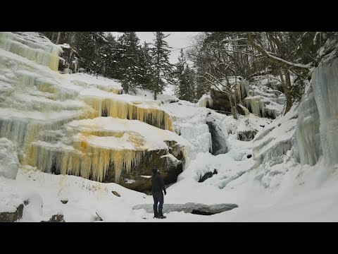 Winter Camping The Whites | Coppermine Trail & Bridal Veil Falls