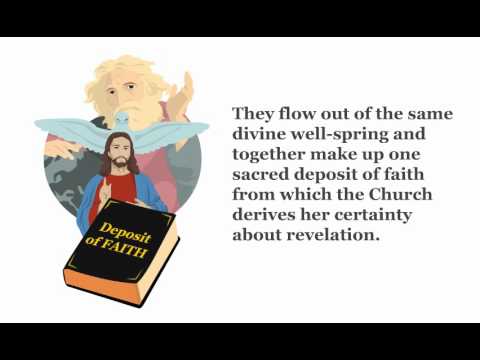 14. What is the relationship between Tradition and Sacred Scripture?