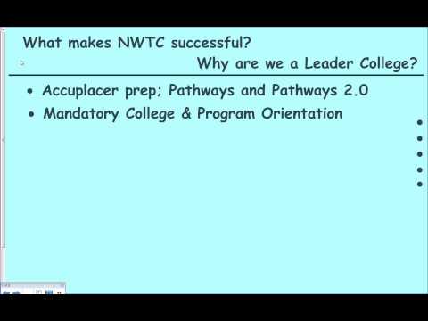 Student Success & High Impact Practices at NWTC