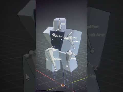 My first Blender Animation Roblox Walk