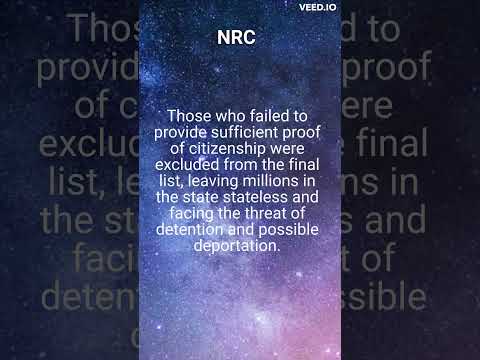 Word Of The Day | 87 | Meaning of NRC