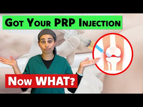 What to do AFTER Your Platelet Rich Plasma (PRP) Injection | Watch This!