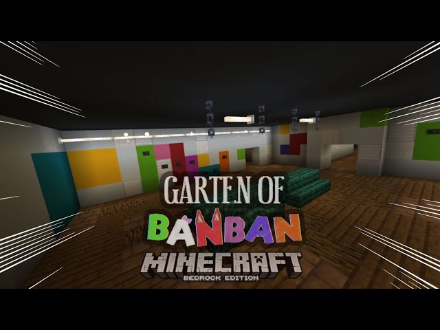 Garten Of Banban Map For Minecraft Bedrock Minecraft Map