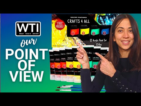 Our Point of View on Crafts 4 All Acrylic Paint Set From Amazon
