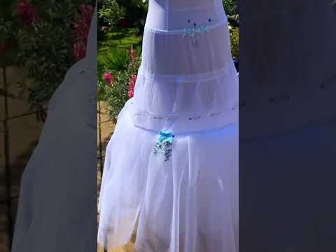 No Limit to how many “Something Blue” you can have on your Wedding Day #petticoat #somethingblue