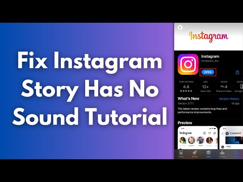 Fix Instagram Story Has No Sound Tutorial