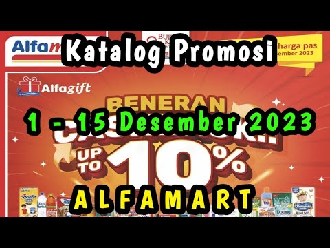 Promosi Katalog Alfamart 1 - 15 Desember 2023 || Promo Alfamart