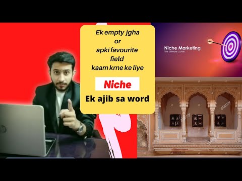 Meaning of Niche | How to use Niche in a sentence | Niche kya hota hai or ise kese dhunde