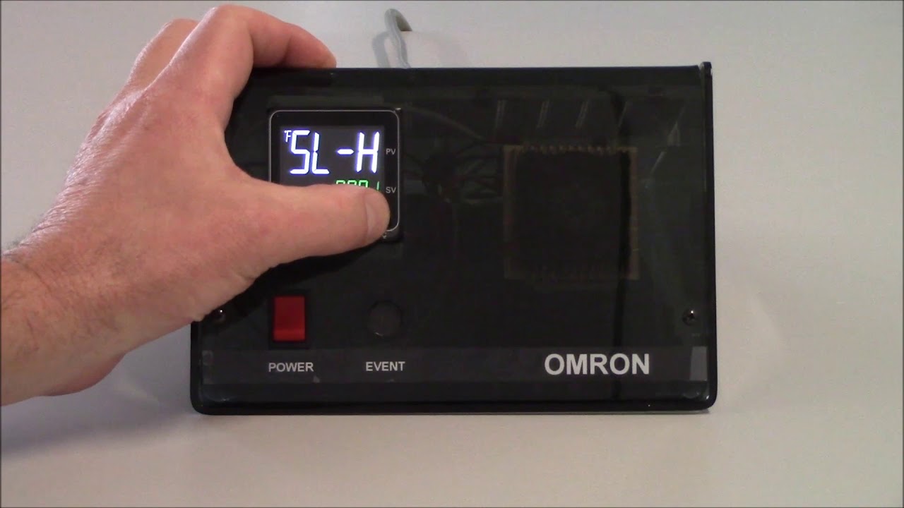 Setting ON OFF Control for Omron E5C Series Temperature Controllers