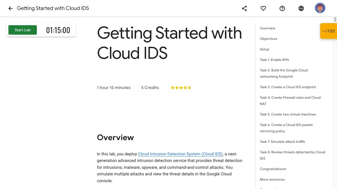 Getting Started with Cloud IDS
