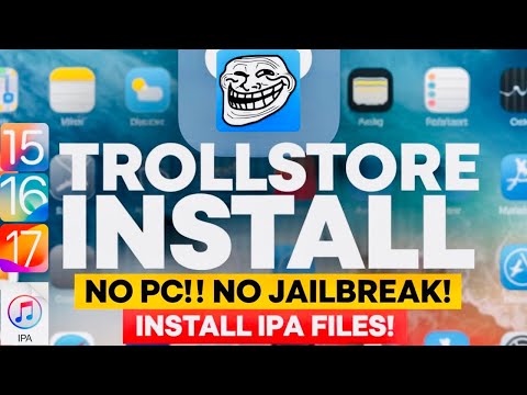 NEW! Install TrollStore on iOS & Sideload IPA Files on iPhone & iPad (No Jailbreak, No PC!)