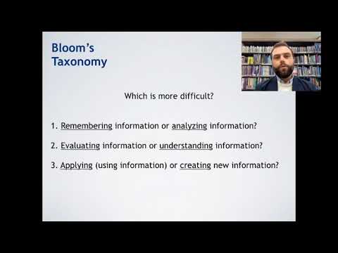 Bloom’s Taxonomy for TESOL teaching