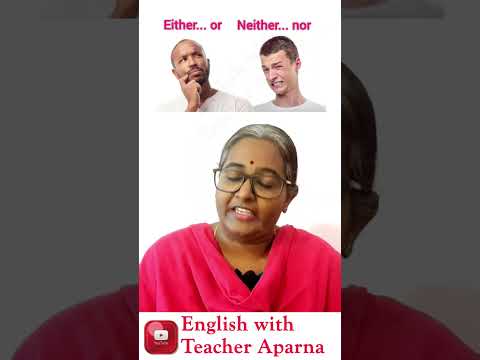 EITHER... OR & NEITHER... NOR - HOW TO FORM SENTENCES #tamilmedium #spokenenglish #helpstudy
