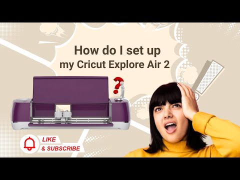 Cricut Explore Air 2 : Easy Tutorial for Beginners! #cricutexploreair2 #setup #designspace #tutorial