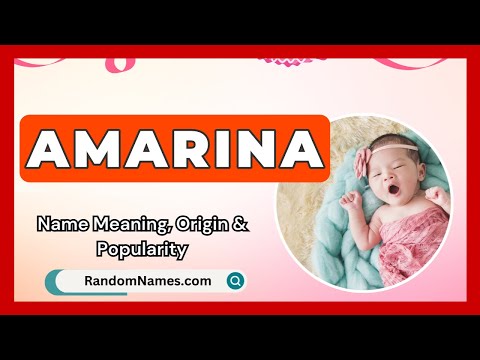 Amarina - Baby Girl Name Meaning, Origin & Popularity - RandomNames.com