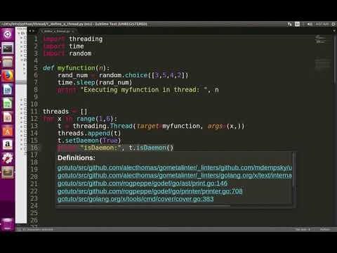 Python Multithreading use of join() and daemon Thread