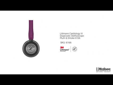 Littmann Cardiology IV Diagnostic Stethoscope Plum Smoke 6166 6166