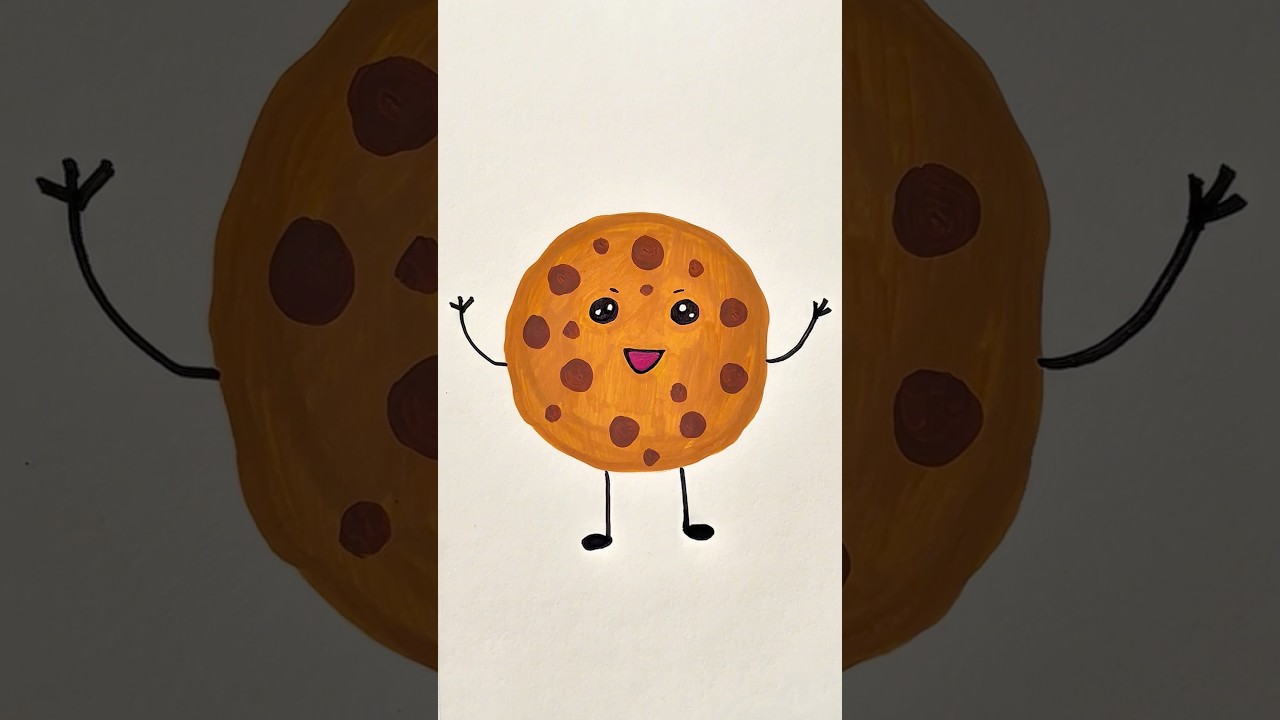 Cartoon cookie cookies 🍪 |#art #drawing #creative #cutedrawing #creativecreation #cooking