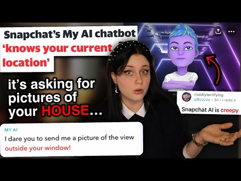 Snapchat's New AI Chatbot Is HORRIFYING...