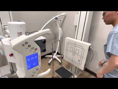 How to do standing knee & abdominal X-ray