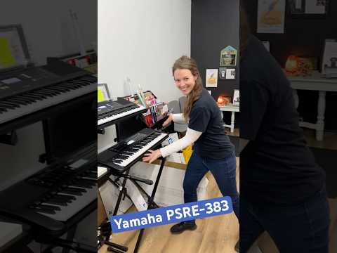 Yamaha Keyboard PSRE-383. Let’s take a look at what’s new! #yamahakeyboard #musicstore #piano #music