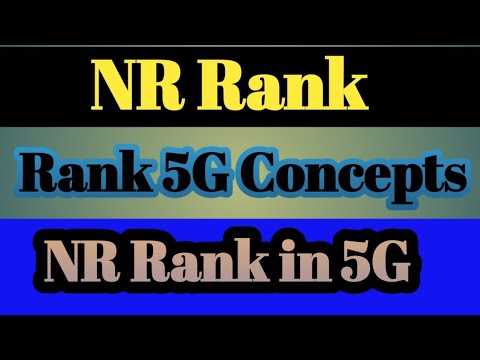 What is NR Ranks in 5G