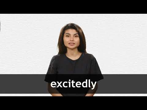 How to pronounce EXCITEDLY in American English