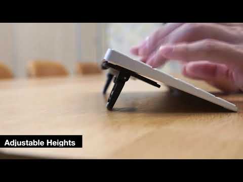 ESC Flip Computer Keyboard Stand | Adjustable PC Keyboard Riser Fits Most Keyboards