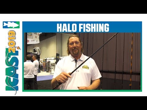 New Halo Fishing Daylite Series Rod Cosmetics with JT Kenny | iCast 2019