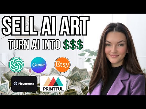 Sell AI Art on Etsy with Printful (2025 Step-by-Step Beginner's Tutorial Using Playground AI)
