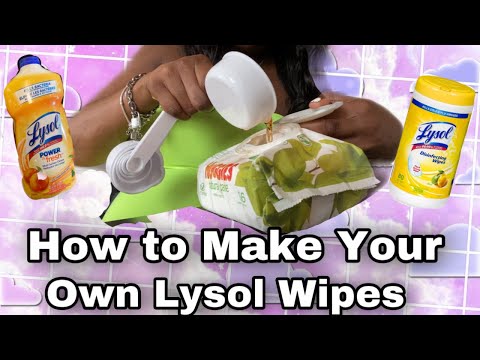 DIY: How To Make Your Own Lysol Wipes | Shannon Marie