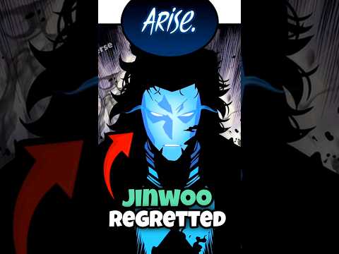 Did you know what was Jinwoo"s BIGGEST regret? Solo Leveling