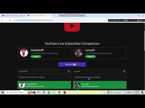 How to view and compare YouTube Live sub counts