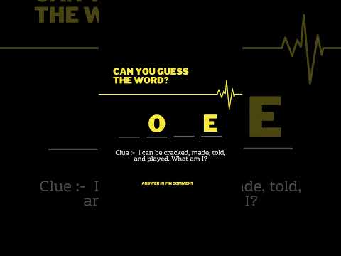 Can You Guess These Words from Their Clues? A Hard Word Game for English Learners