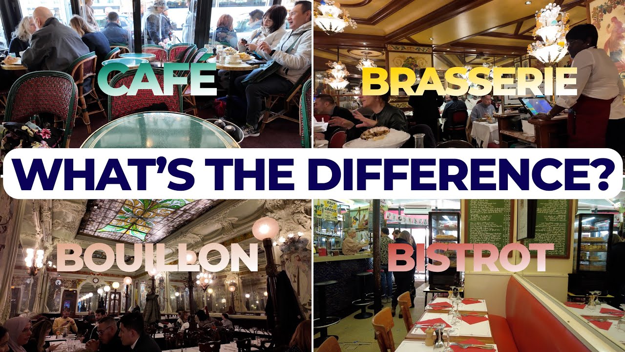 How to Eat Like a Parisian - Cafés, Brasseries, Bouillons & Bistrots