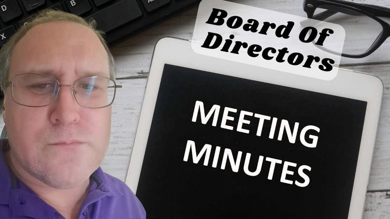 Board Of Directors   Meeting Minutes