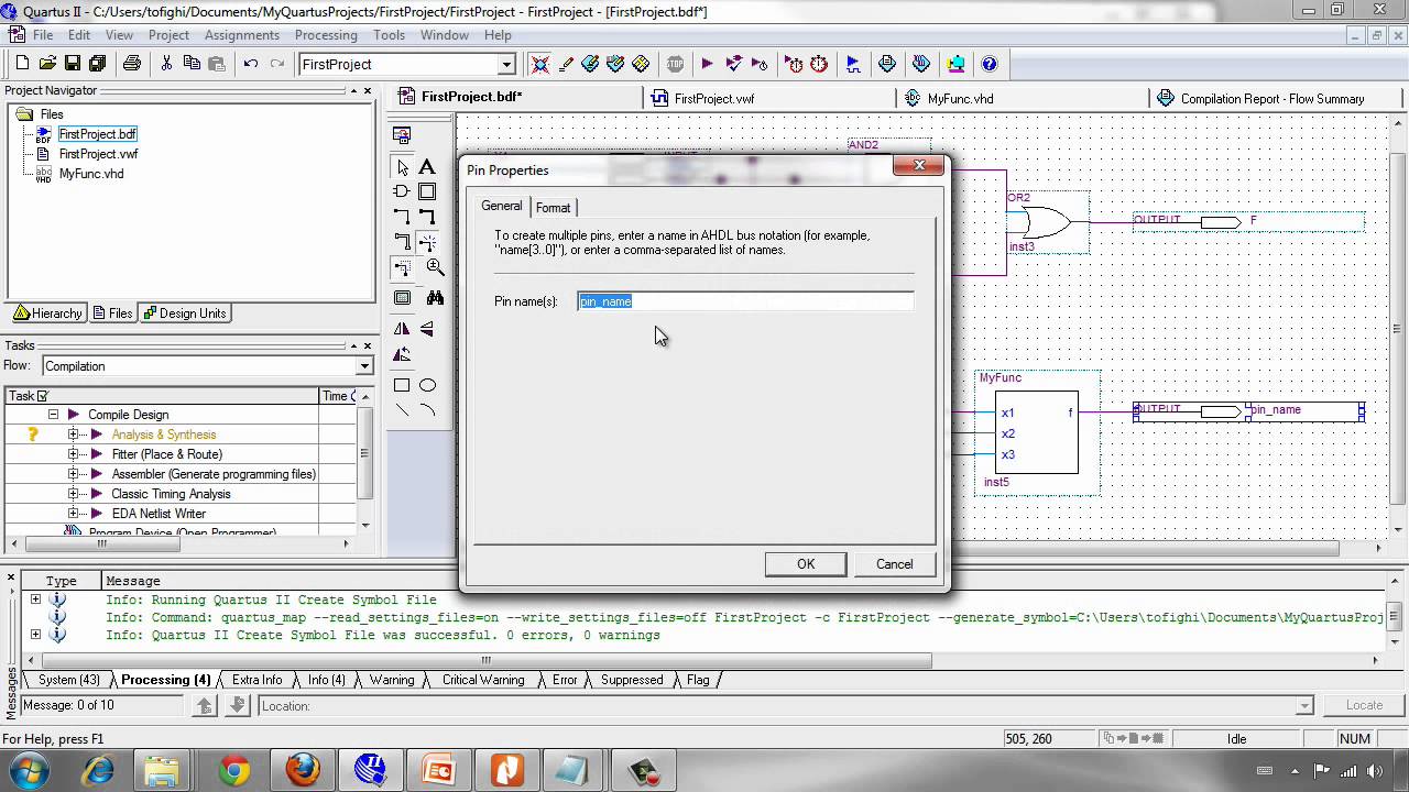 Implementing simple combinational logic circuit using VHDL (PART 2)