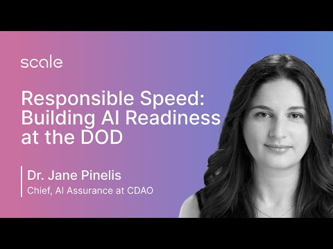 Dr. Jane Pinelis (CDAO) | Building AI Readiness at the DoD | TransformX 2022
