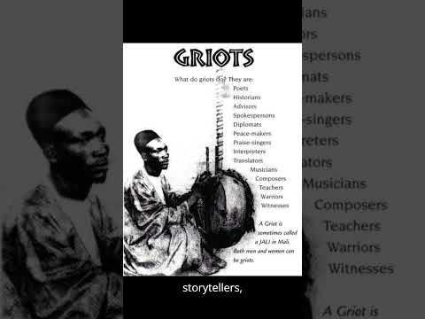 The African Griot: The Original Storytellers Who Kept History Alive! #blackhistory #griots #facts