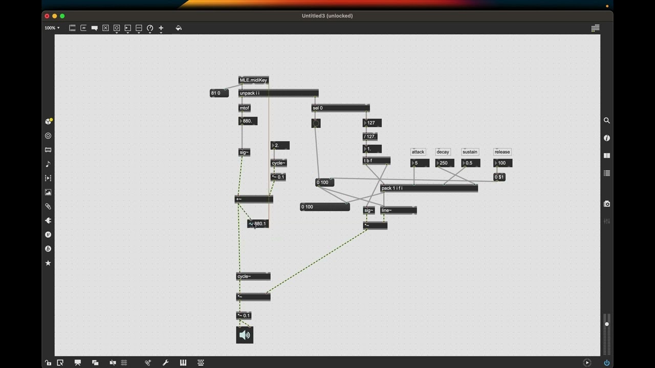 Building an FM Synthesizer in Max
